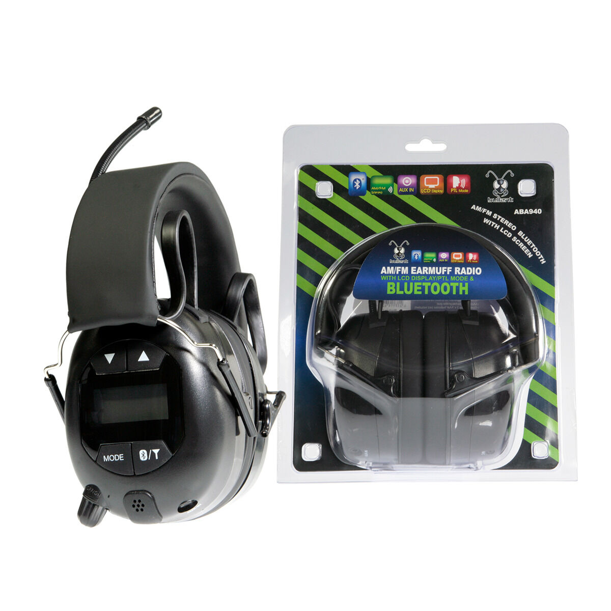 Aerpro AM/FM Earmuff Radio With Active Noise Reduction - ABA940 ...