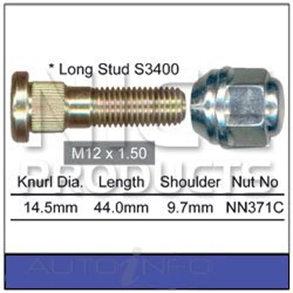 Nice Wheel Stud And Nut Set - NS315Q | Supercheap Auto