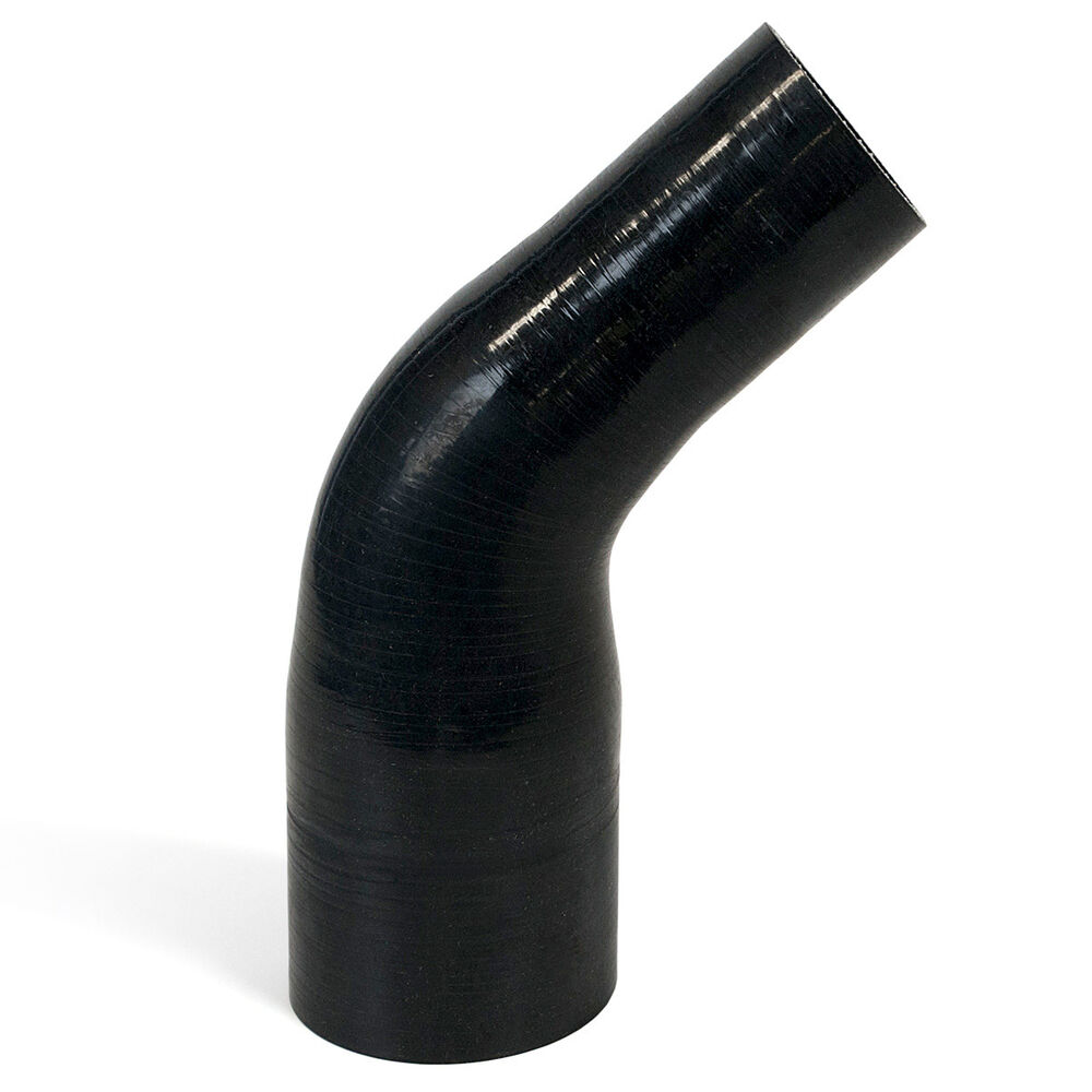 SAAS Silicone Reducer - 45 Degrees, 51 x 76mm, Black, SSH455176 ...