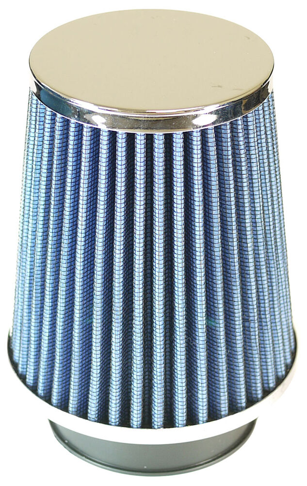 Pod Filter Blue Element Chrome Top Small Cone 76Mm Inlet Sfs01B ...