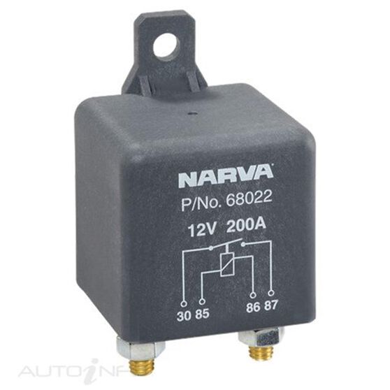 Narva Heavy Duty Relay - 200A, 12V | Supercheap Auto