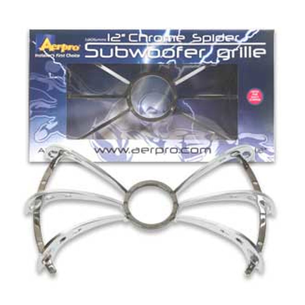 Aerpro Spider Subwoofer Grille - Accessory, Chrome - ASG12 | Supercheap ...