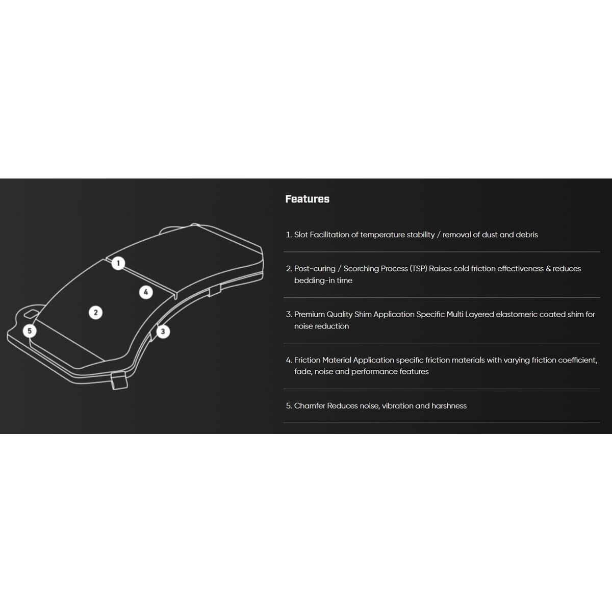 DBA Street Performance Brake Pads Front DB1355SP Supercheap Auto