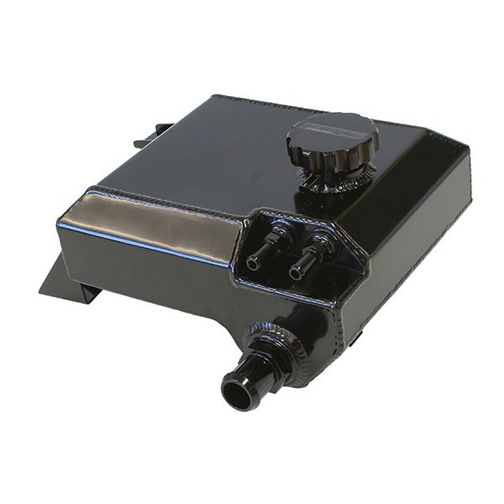 Aeroflow Fabricated Radiator Overflow Tank - Black, AF77-1022BLK ...