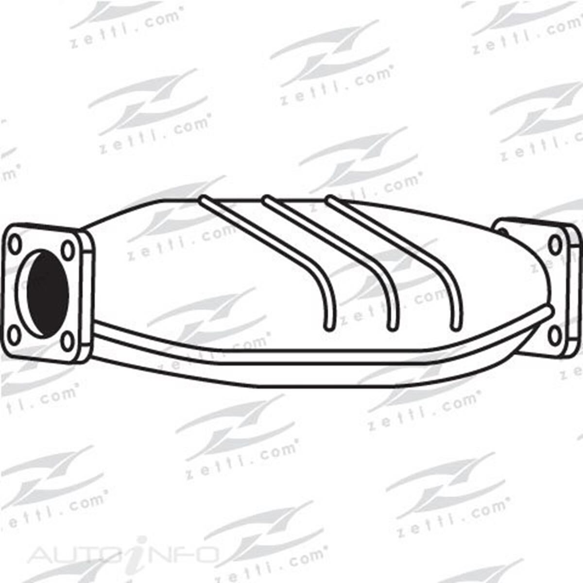 Redback Bolt On Catalytic Converter - C4242 | Supercheap Auto