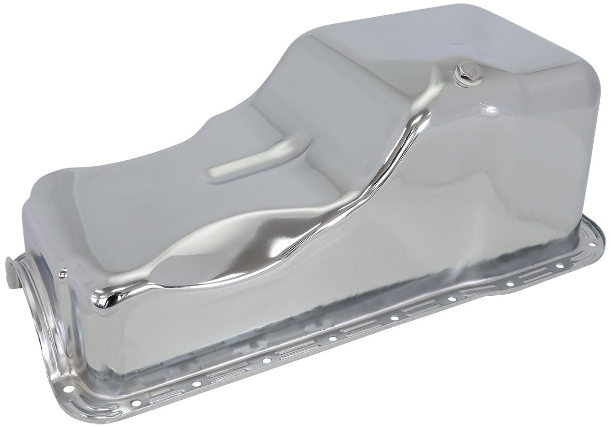 Aeroflow Stock Ford 351W V8 Oil Pan Chrome Oil Pan Sbf 351W - AF82 ...
