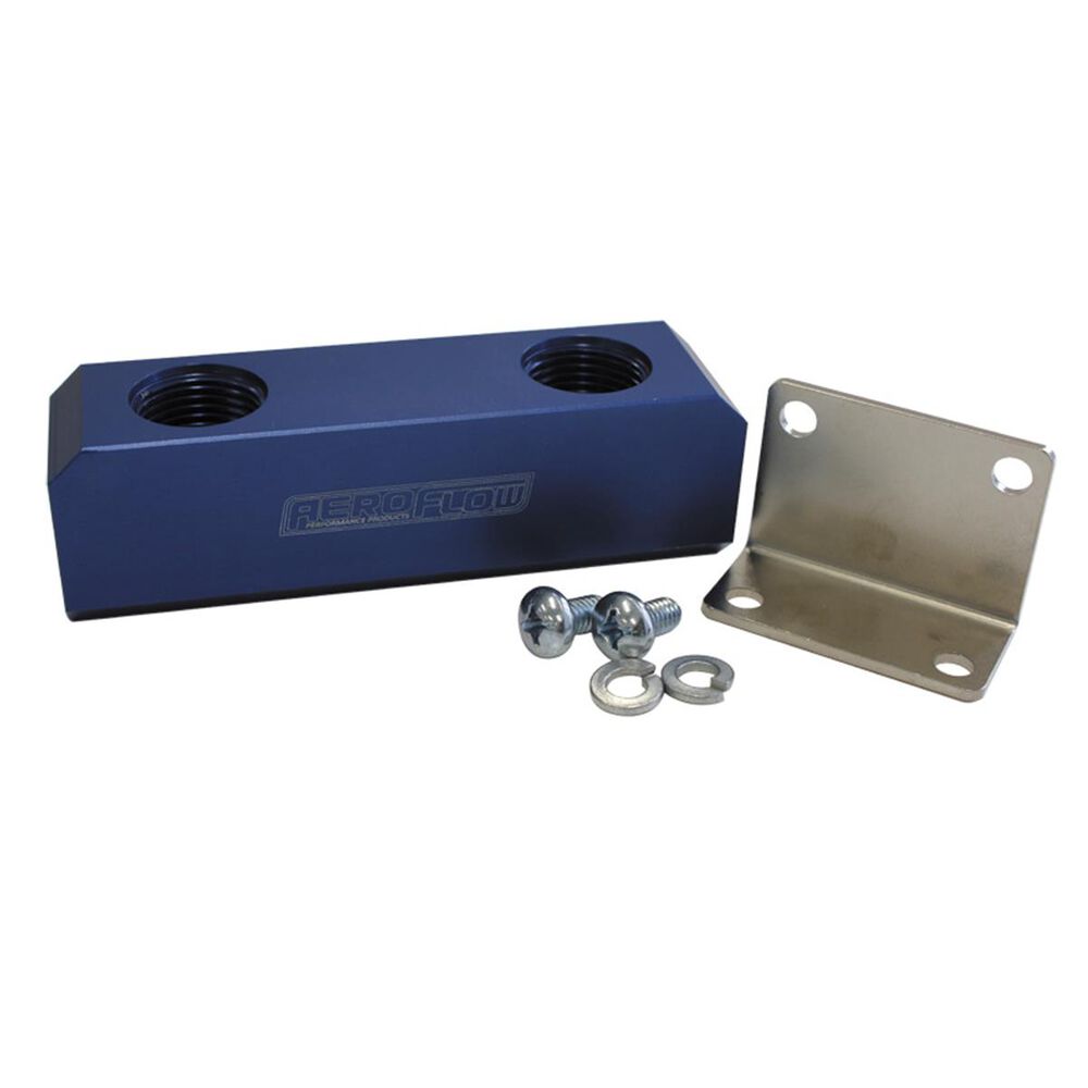 Aeroflow Billet Log Type Fuel Block -10AN, AF452-10 | Supercheap Auto