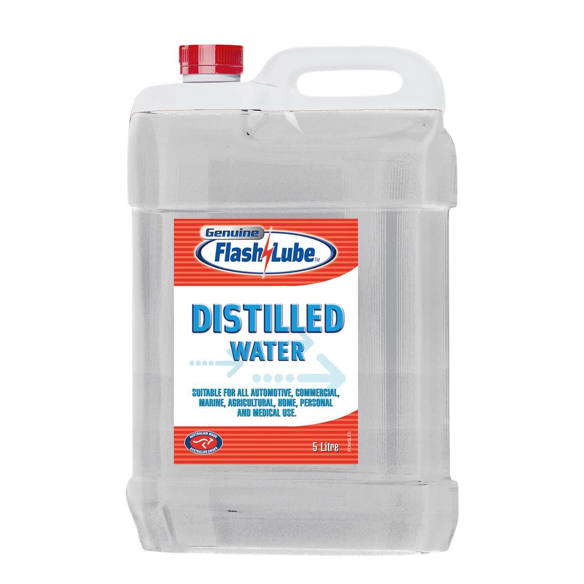 Flashlube Distilled Water 5L - FDW5L | Supercheap Auto