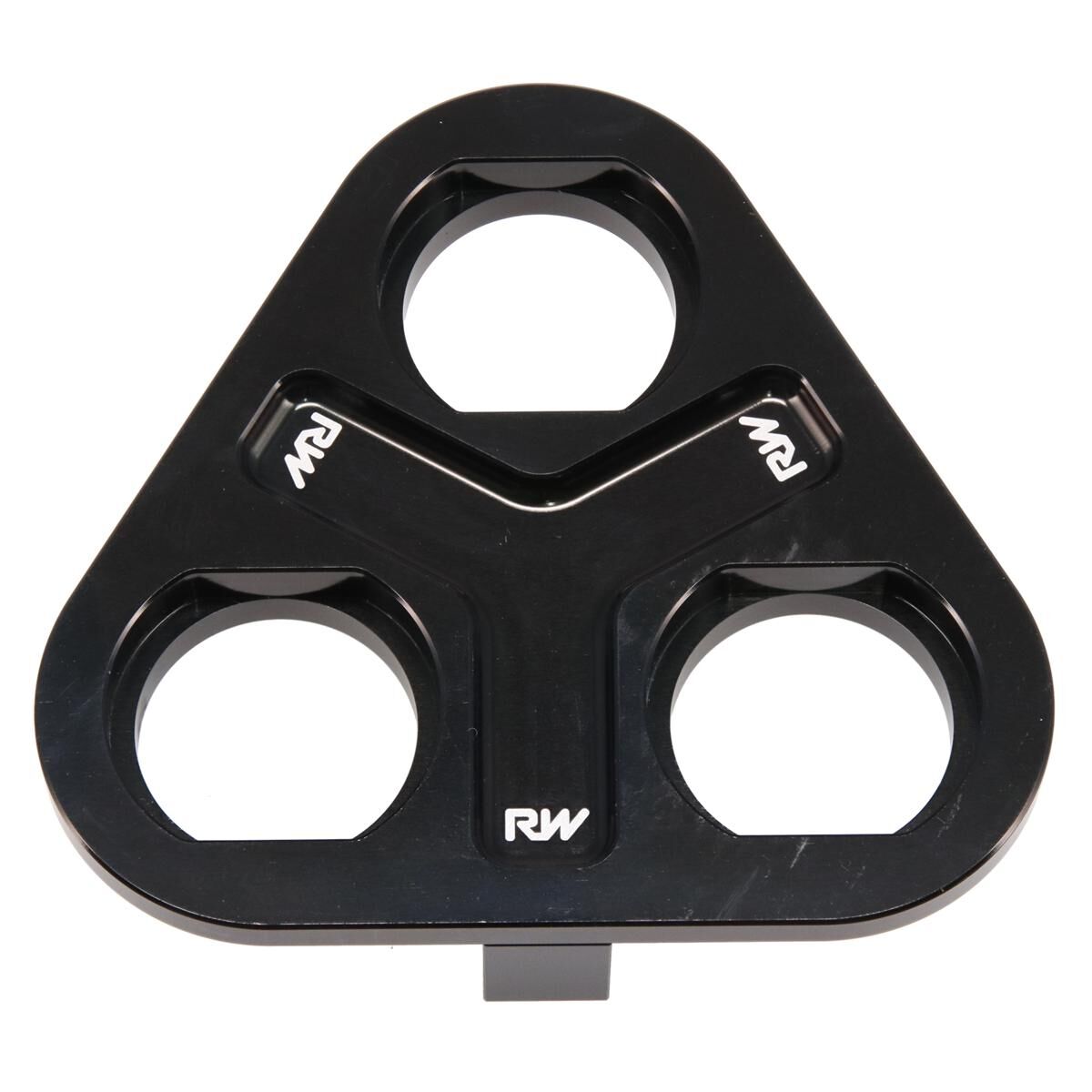Raceworks 3Way Triangular Bulkhead Plate - RWF-838-03TBK | Supercheap Auto