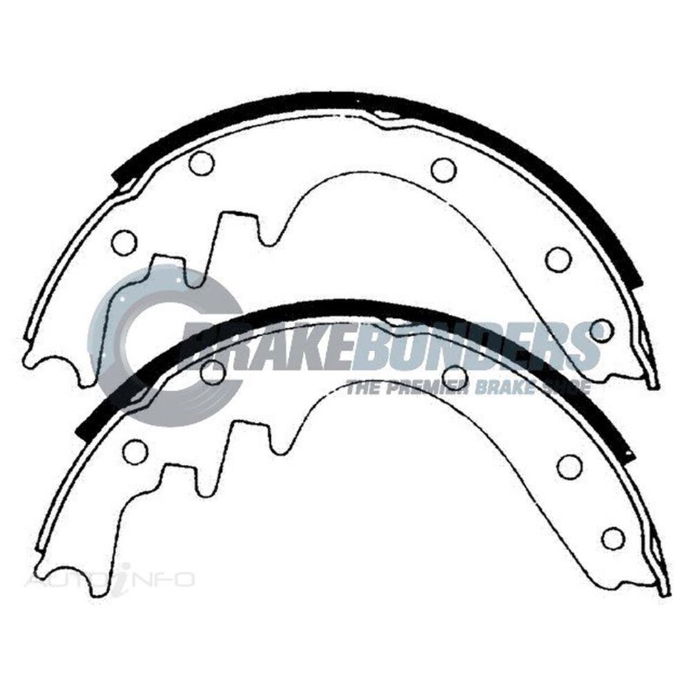 Brake Bonders Brake Shoes - N1174 | Supercheap Auto