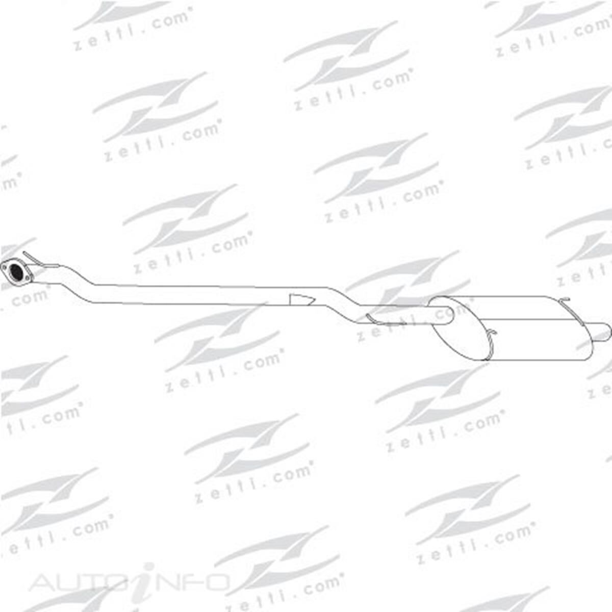 Redback Mufflers Bolt-On to suit Nissan Xtrail T31 2.0L, 2.5L 2006> RM ...