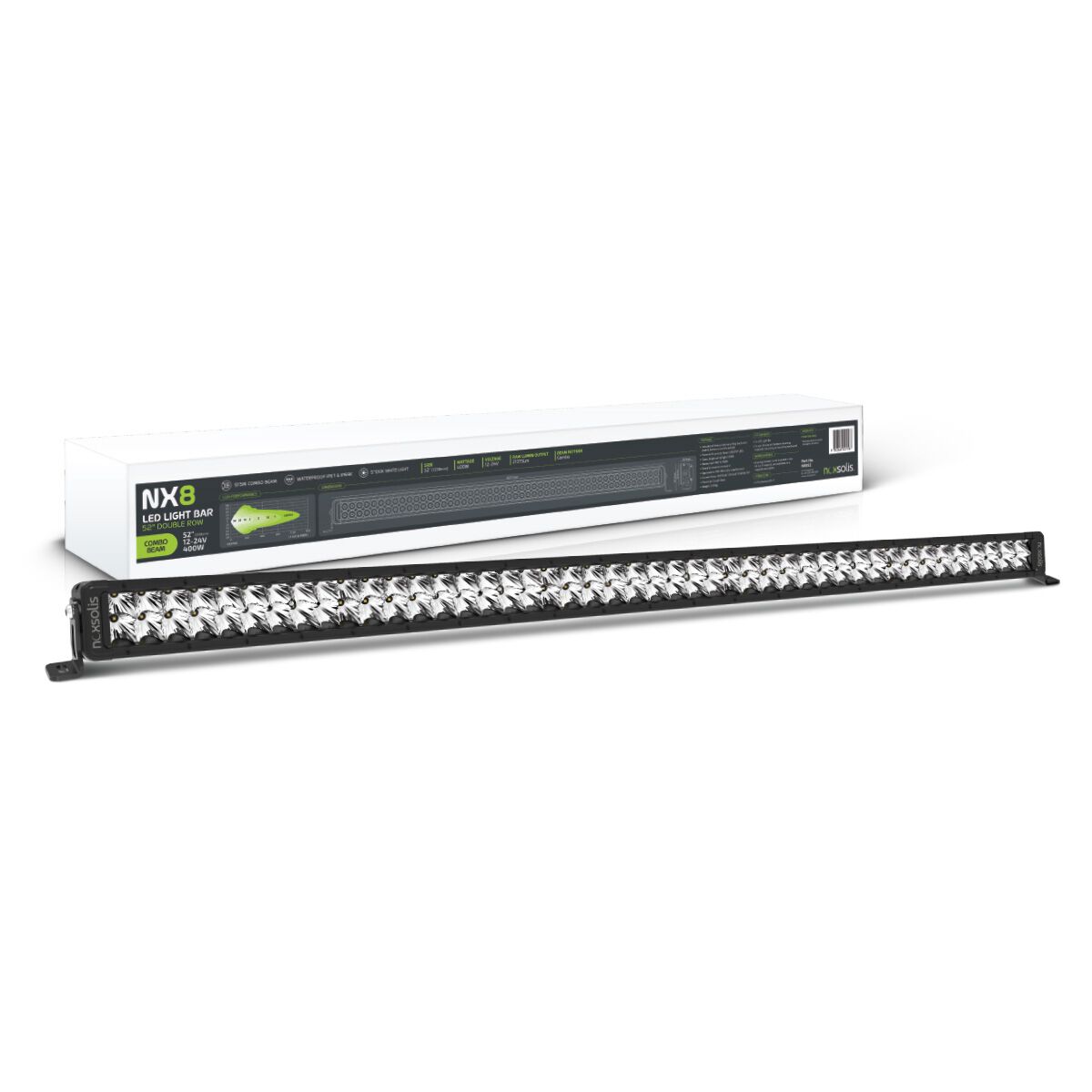 NOXSOLIS LED 52" Light Bar Double Row Combo Beam 9-36V - NX852 ...