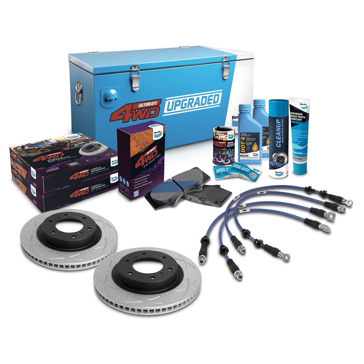 Bendix Ultimate 4WD Brake Upgrade Kit - U4WD-BUK81 | Supercheap Auto