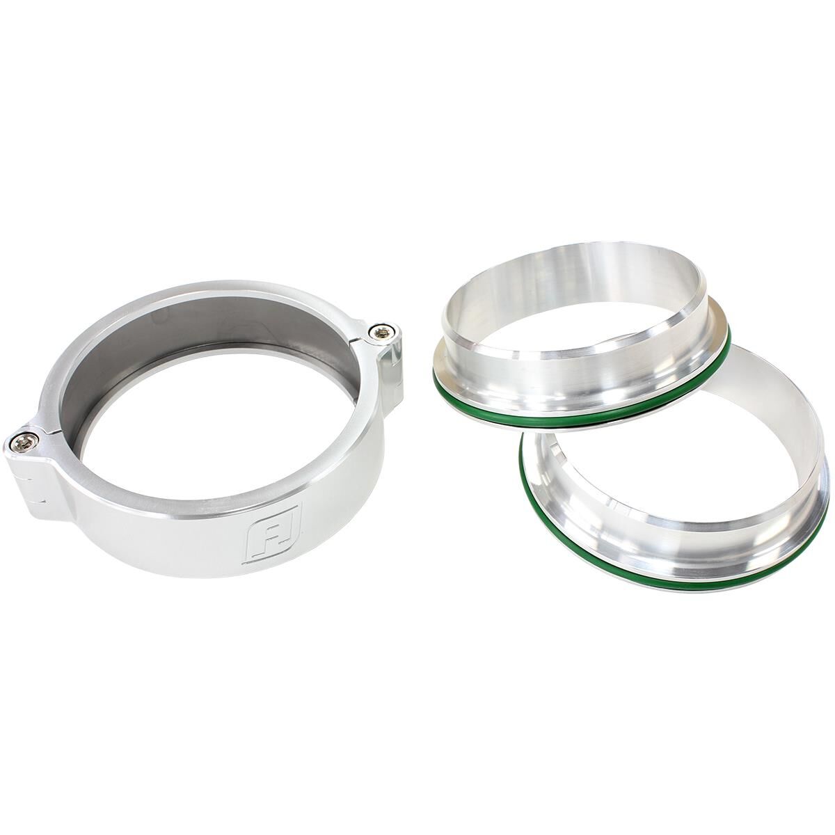 Aeroflow 2.5" Billet Intercooler Clampsstainless Steel Silver Clamp ...
