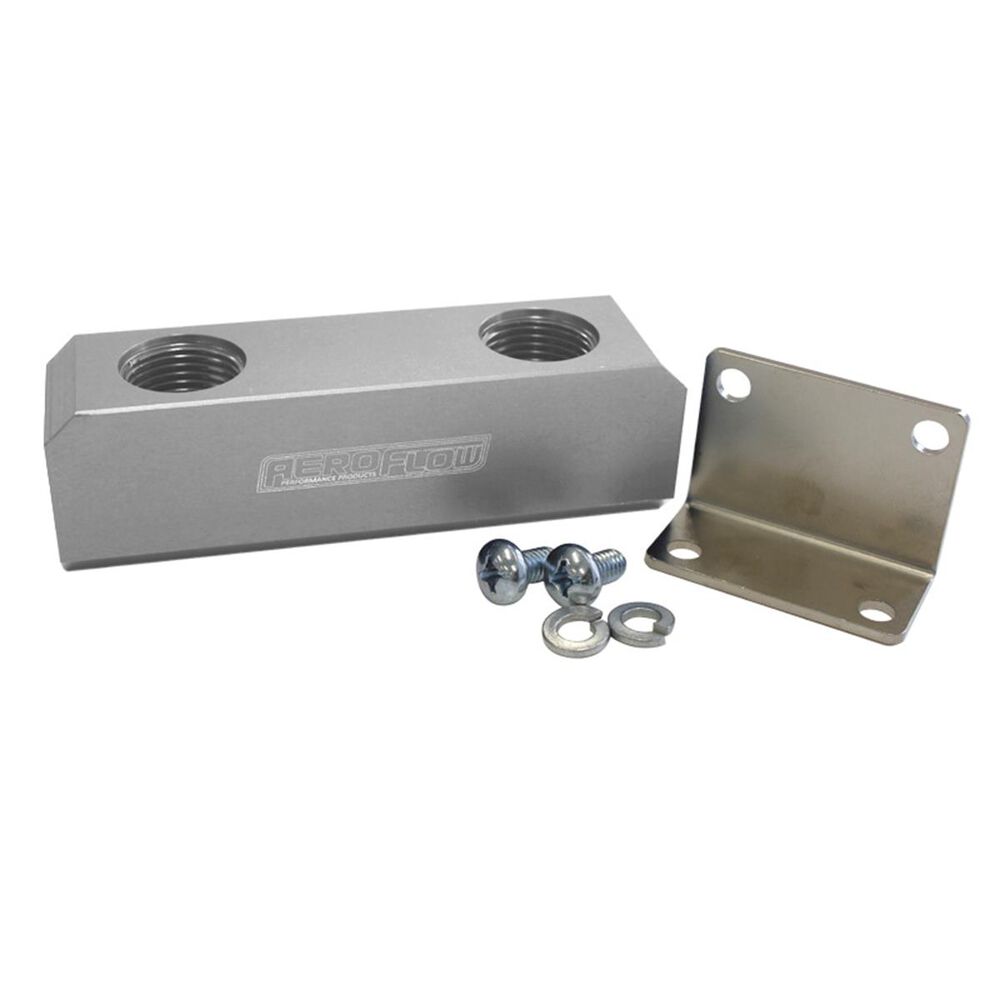 Aeroflow Billet Log Type Fuel Block -12AN, AF452-12S | Supercheap Auto