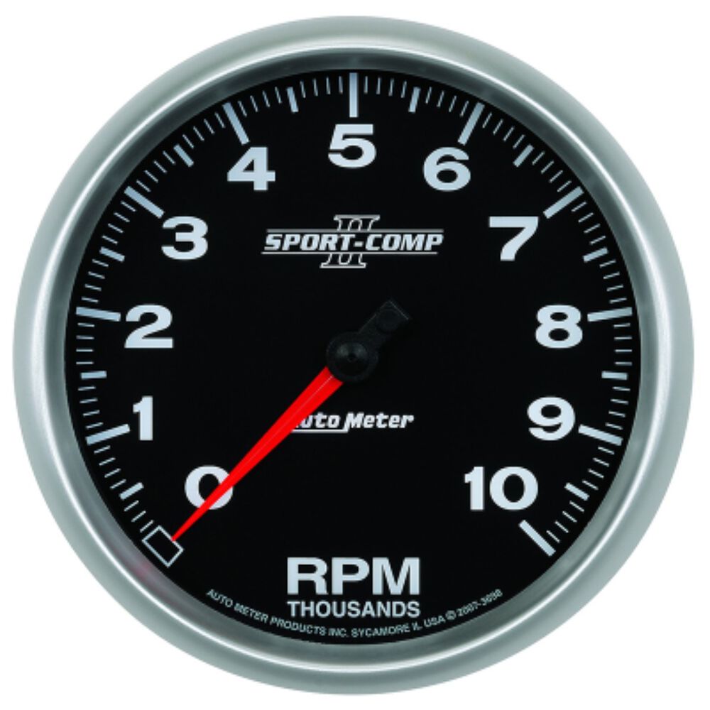 Autometer Sport-Comp II In Dash Tachometer - 5 Inch, AU3698 ...