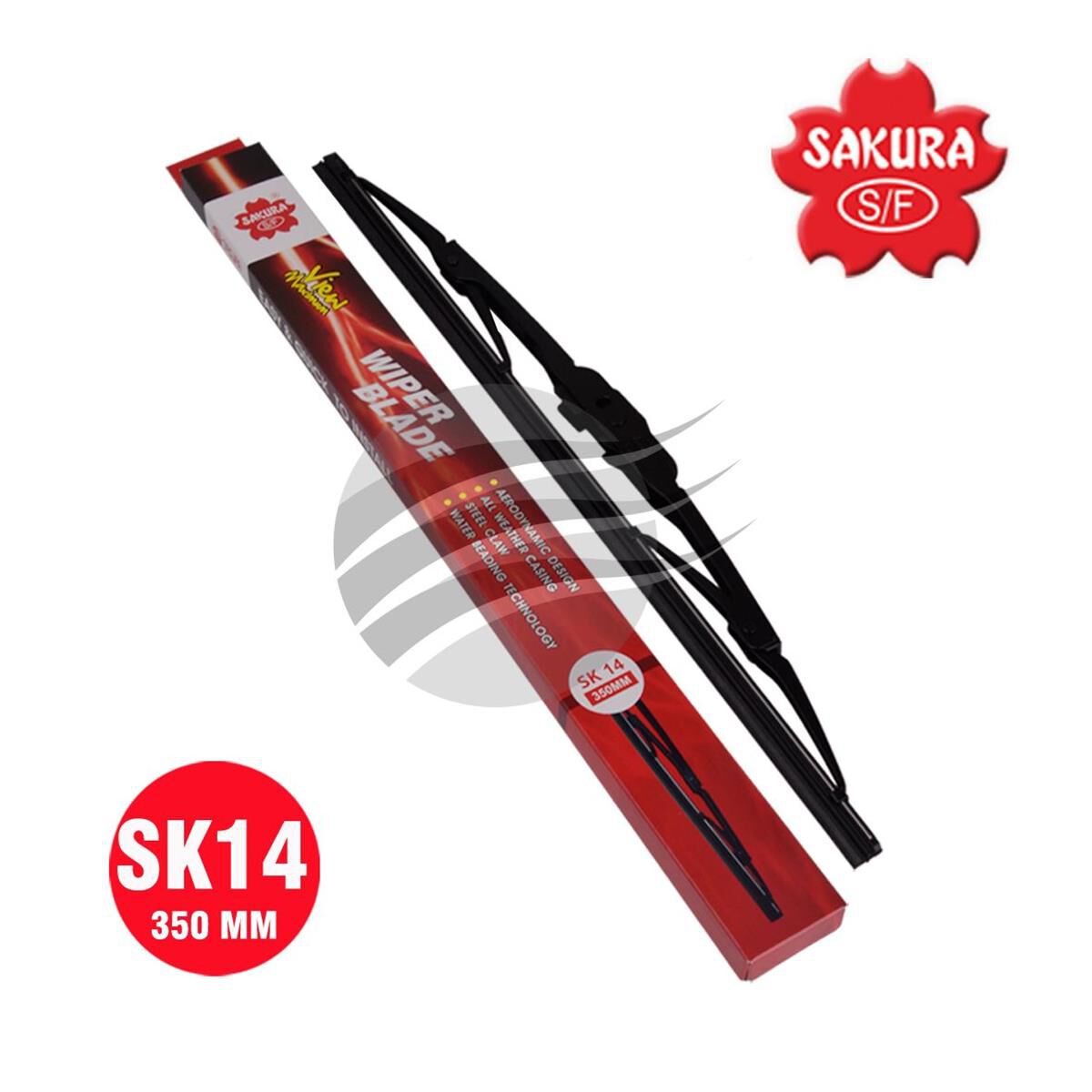 Sakura Wiper Blade 350mm 14 Inch - SK14 | Supercheap Auto
