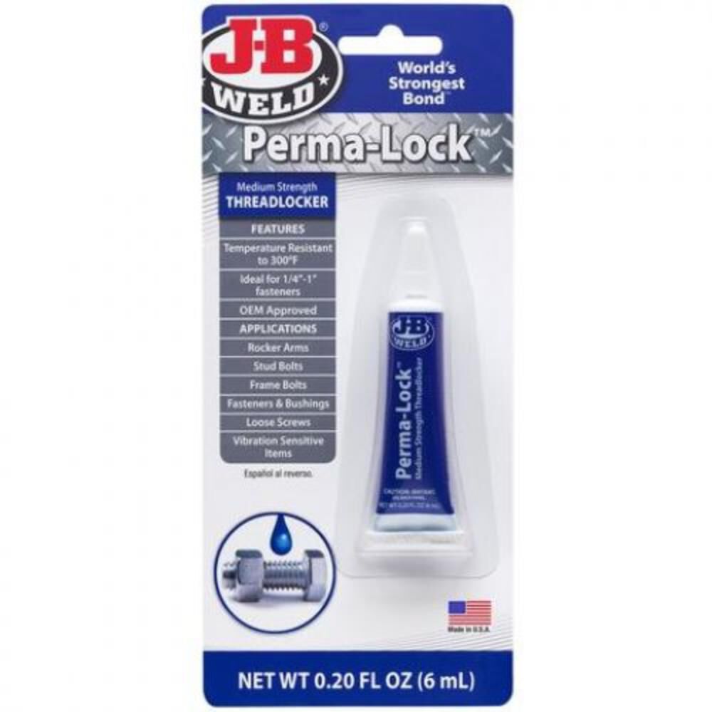 JB Weld Perma-Lock Mid Strength 6ml Blue 24206 | Supercheap Auto