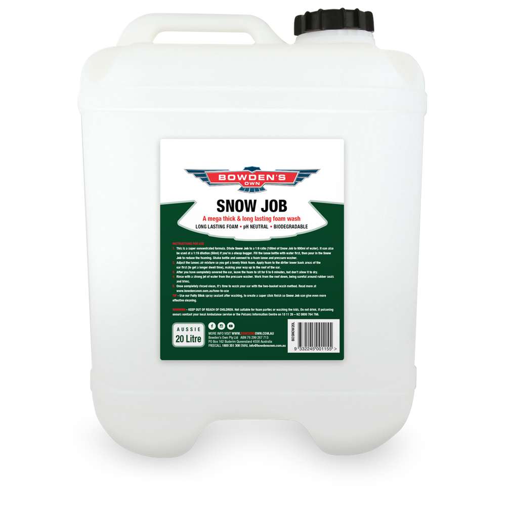 Bowden's Own Snow Job V2 20L - BOSNOWV220L | Supercheap Auto