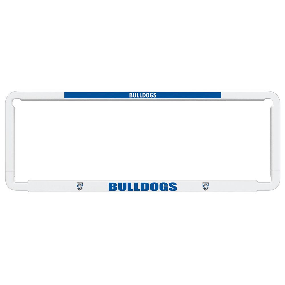 NRL Number Plate Frame - Bulldogs - NPNRL-BUL | Supercheap Auto