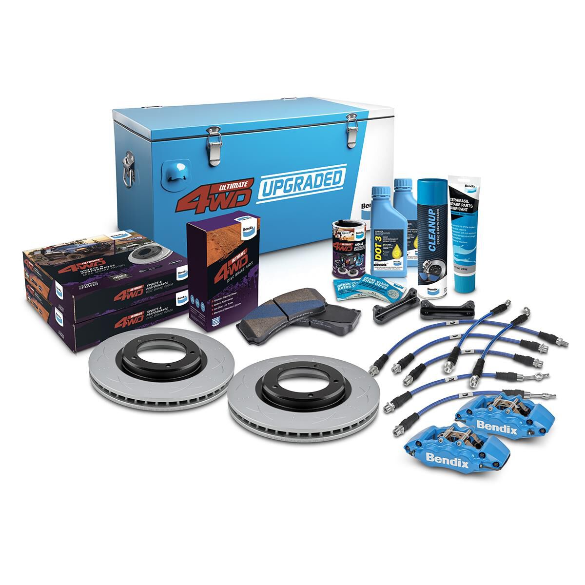 Bendix Big Brake Upgrade Kit - U4WD-BBUK243F+4 | Supercheap Auto