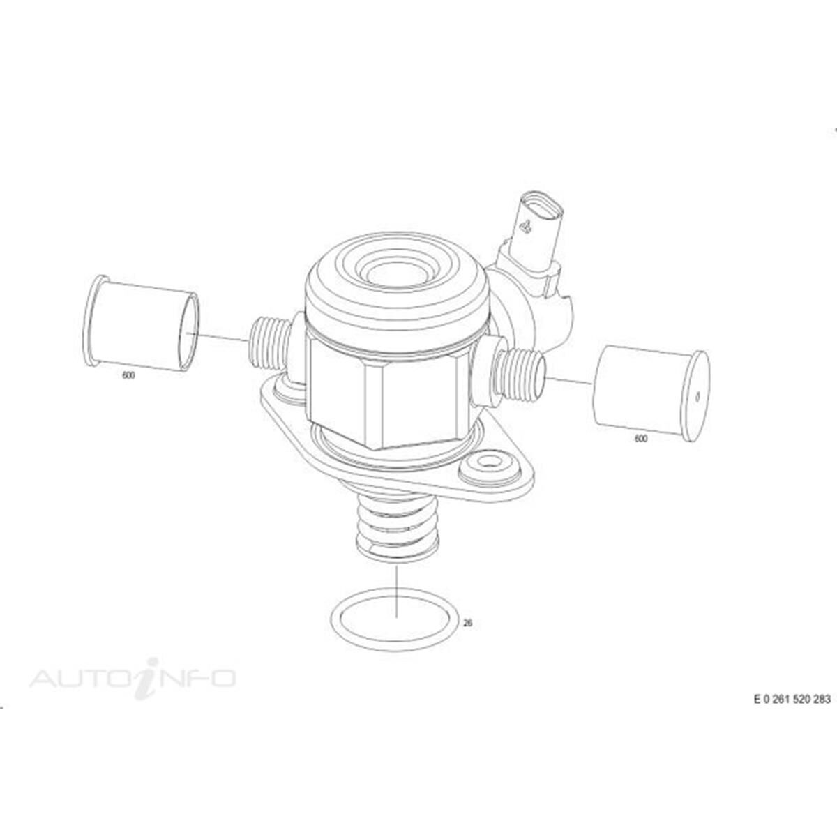 Bosch High Pressure Pump - 0261520283 | Supercheap Auto