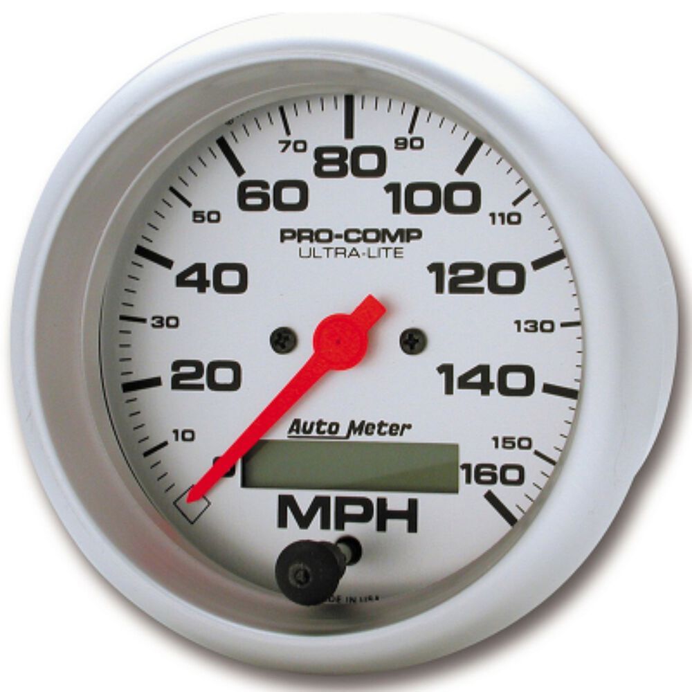 Autometer Ultra Lite Speedometer 160 Mph In Dash Electronic - 160mph, 3 ...
