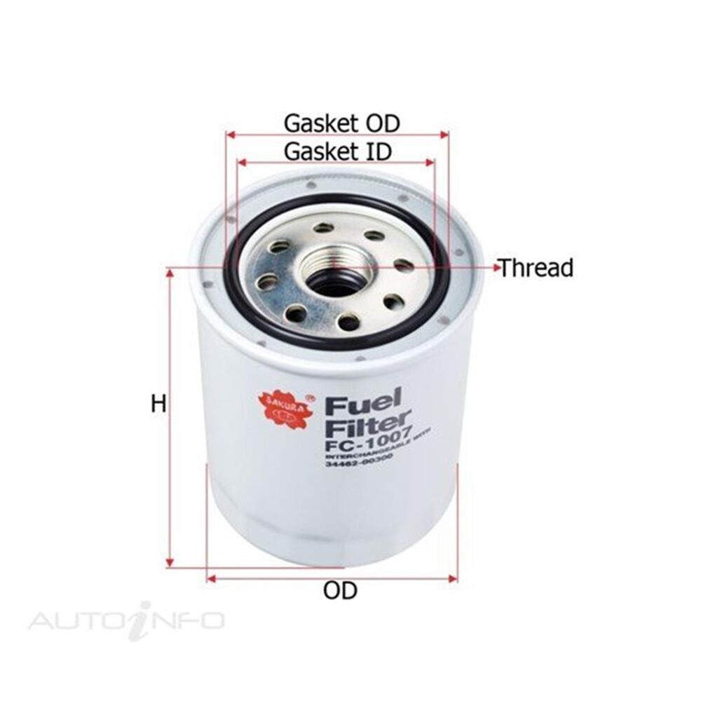 Sakura Fuel Filter - FC-1007 | Supercheap Auto