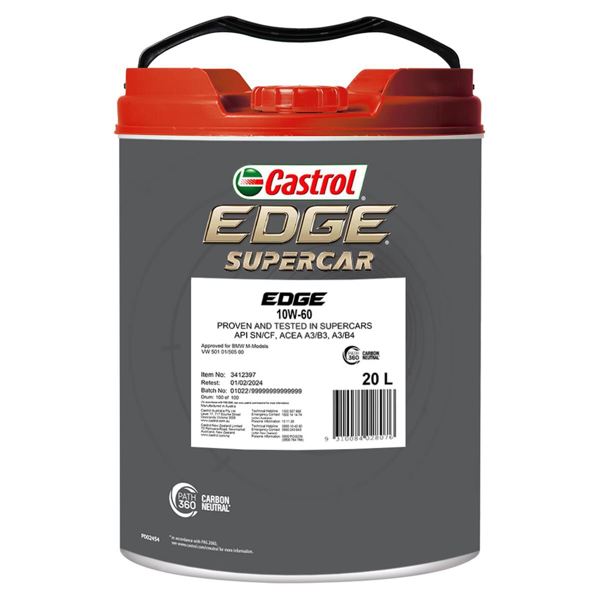 Castrol edge 10w60 store