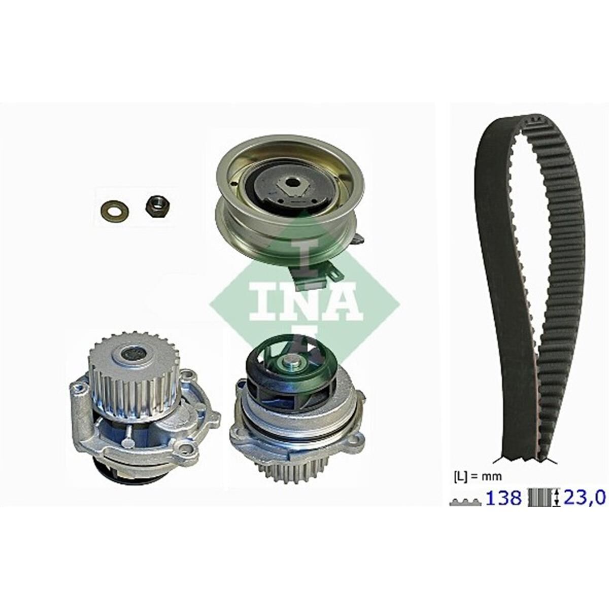 INA Timing Belt Kit with Water Pump - 530017131 | Supercheap Auto