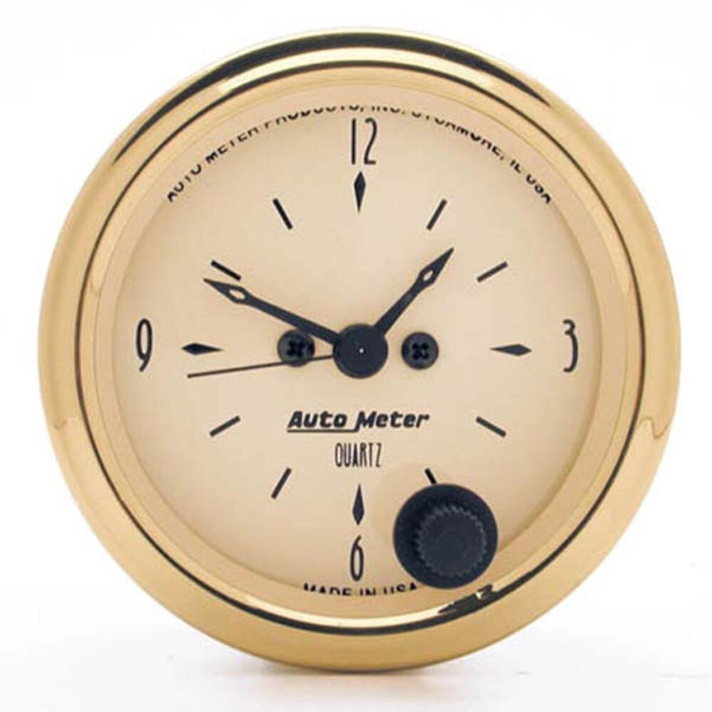 Autometer Golden Oldies Analog Clock Quartz Movement - 2 1/16 Inch ...