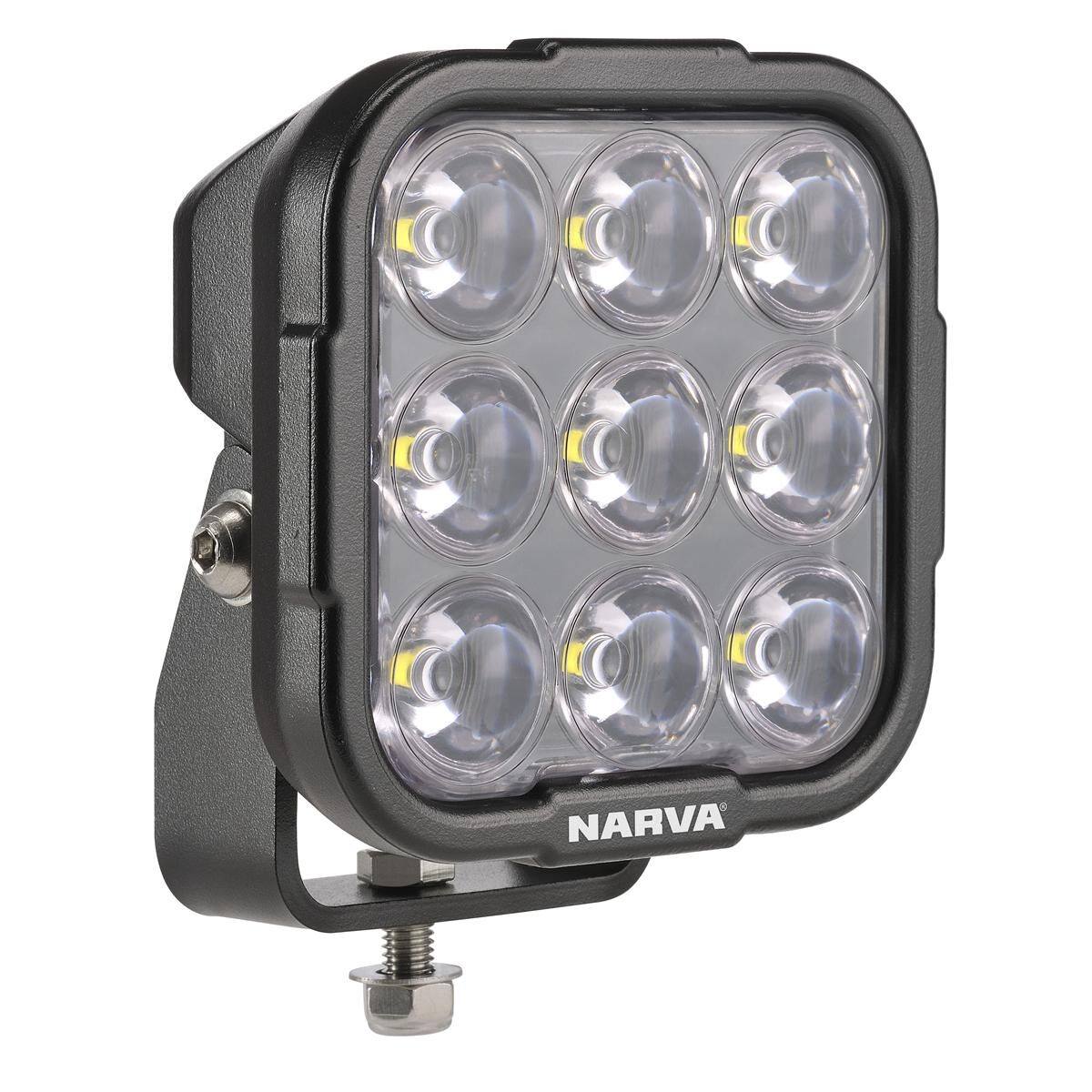Narva 9-33V Heavy Duty LED Work Lamps Flood Beam 9 x 8W - 73612 ...