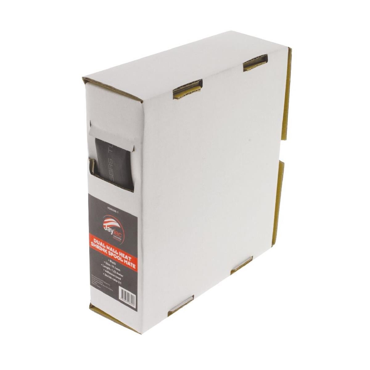 Jaylec Dual Wall Heat Shrink Spool Mate - 19.1mm x 1.22m, Black ...