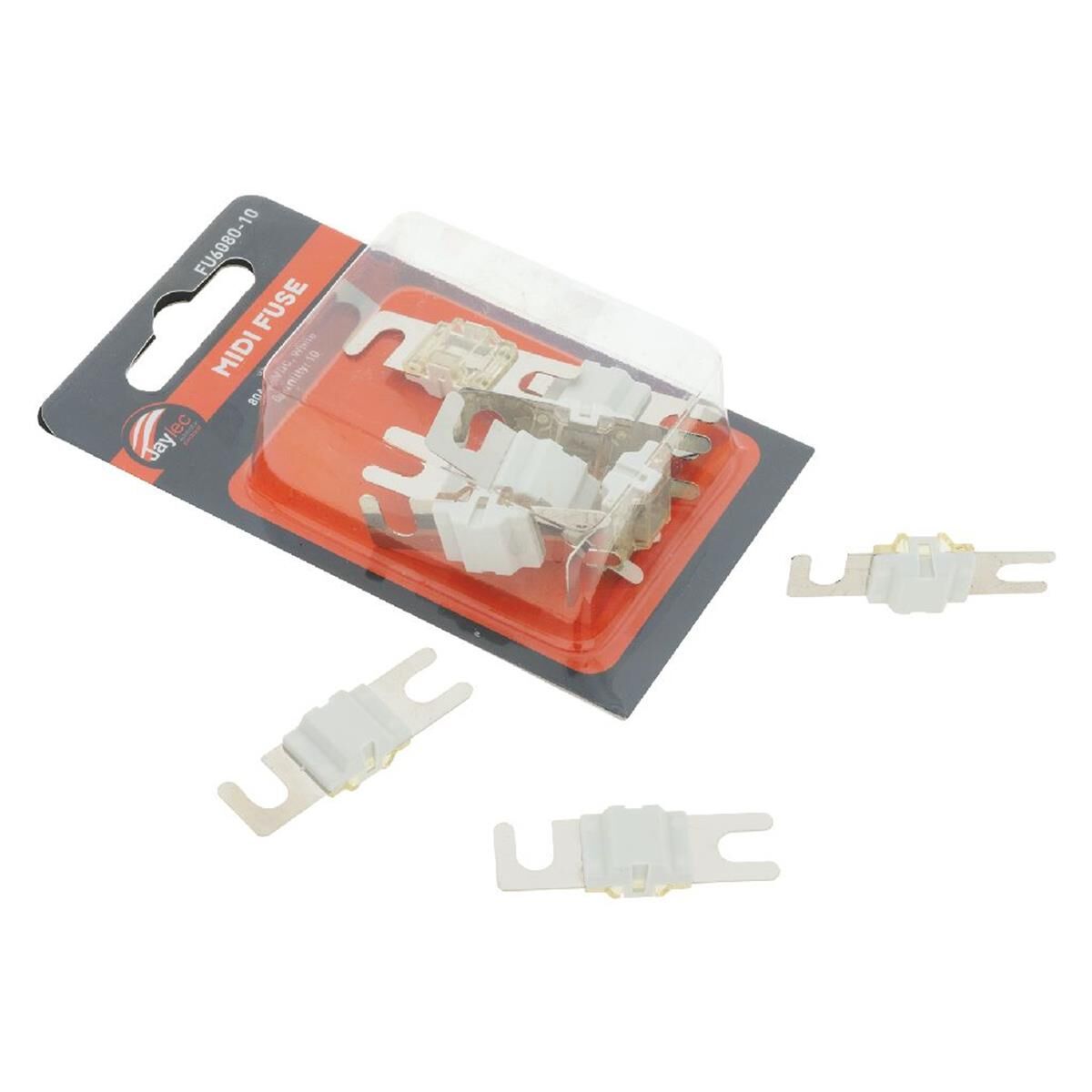 Jaylec 80A Midi Fuse, Pack of 10 - FU6080-10 | Supercheap Auto
