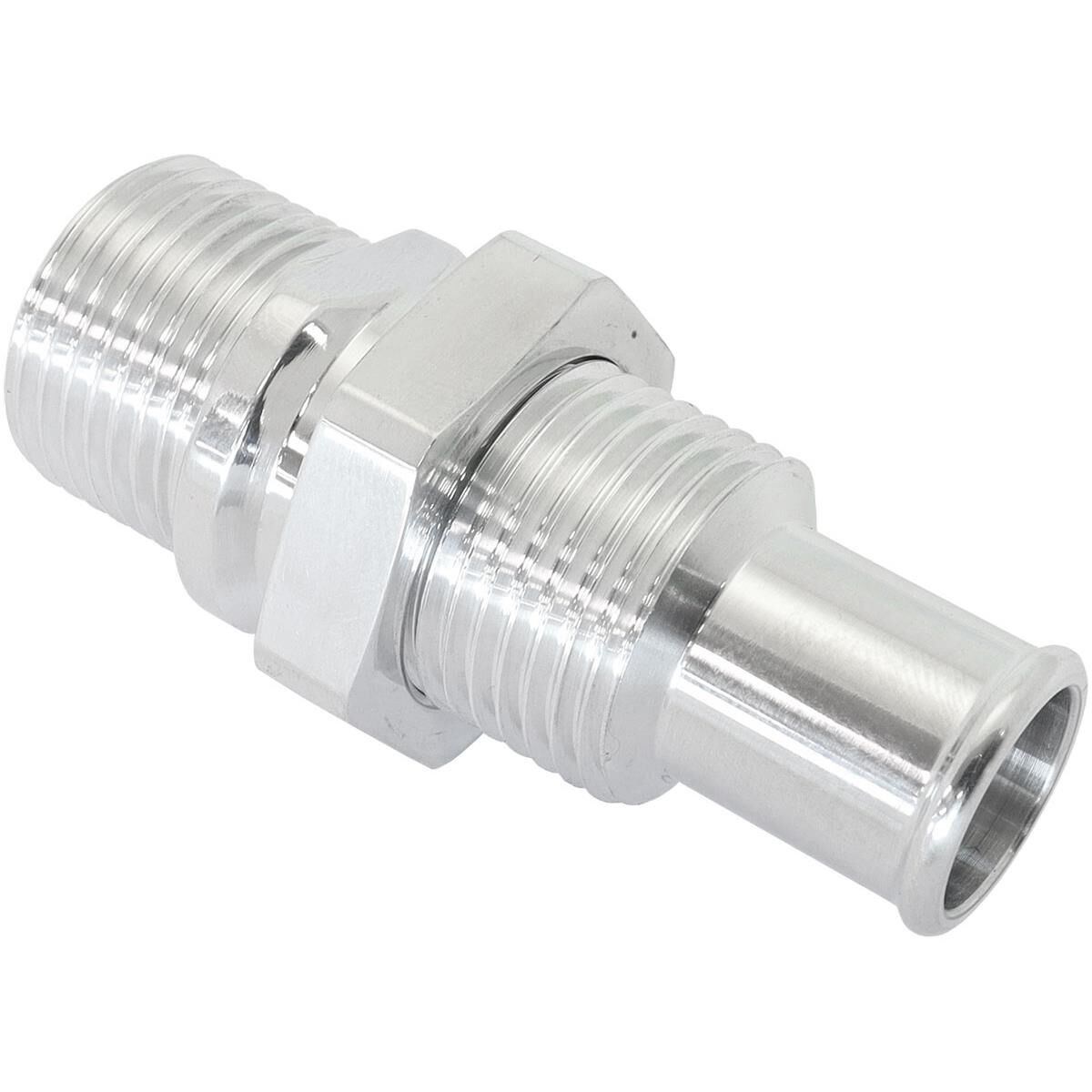 Aeroflow Billet Bulkhead Inserts #10 ACfitting to 5/8" Barb Polished ...