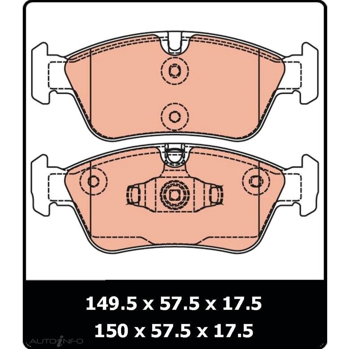 Remsa Brake Pads - 384 60 | Supercheap Auto