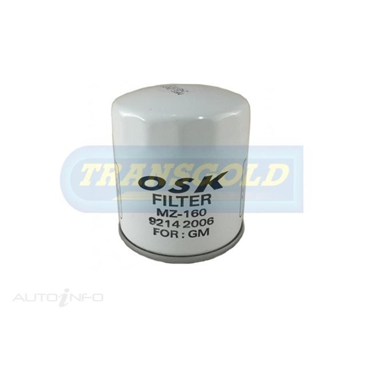Transgold Oil Filter - OZ-160 | Supercheap Auto