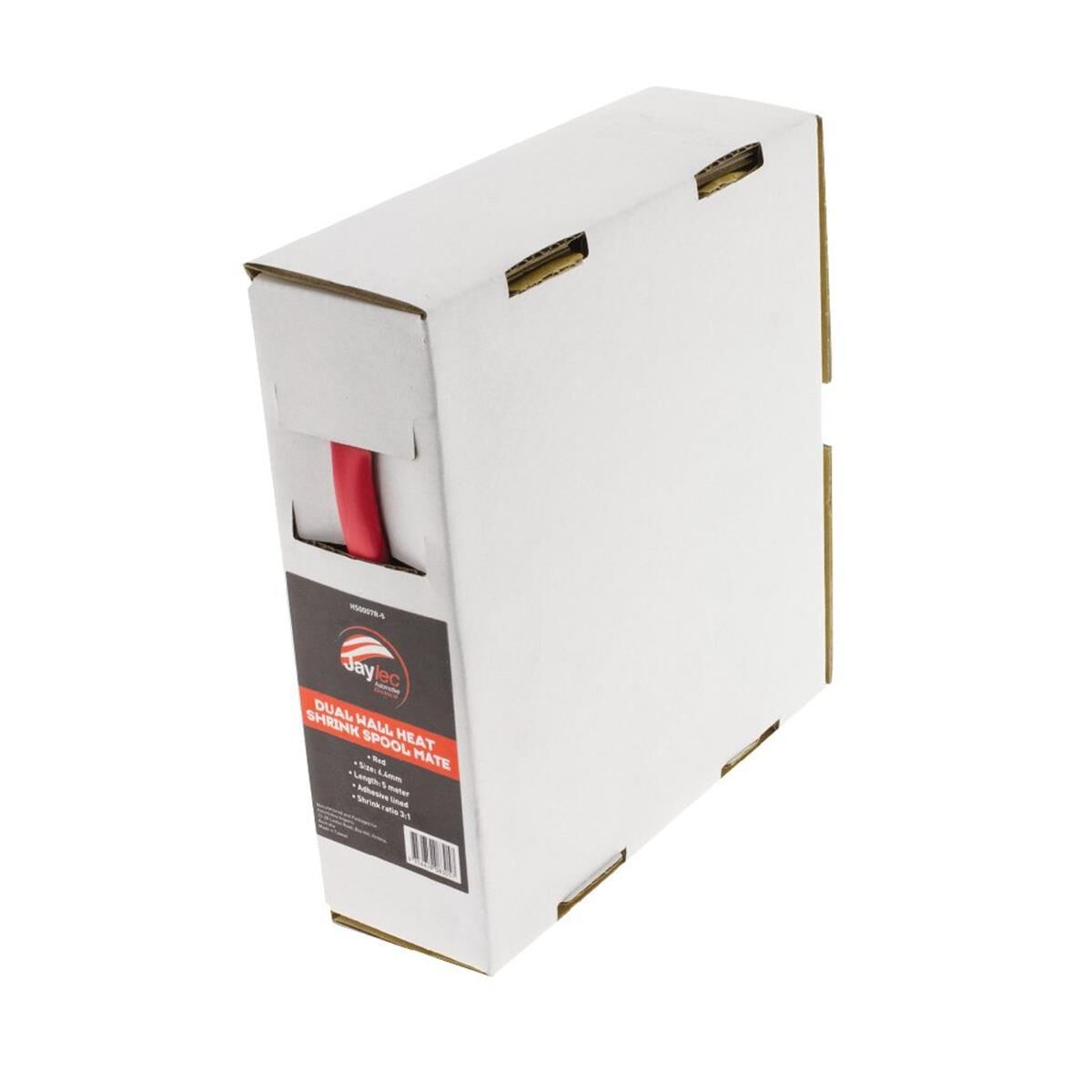 Jaylec Dual Wall Heat Shrink Spool Mate - 6.4mm x 5m, Red - HS0007R-5 ...