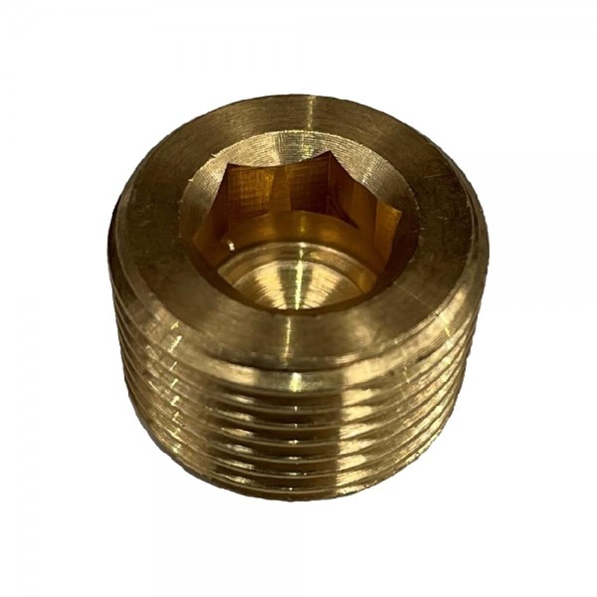 TFI Racing Brass Hex Plug 1/4 Bsp - BHP14 | Supercheap Auto