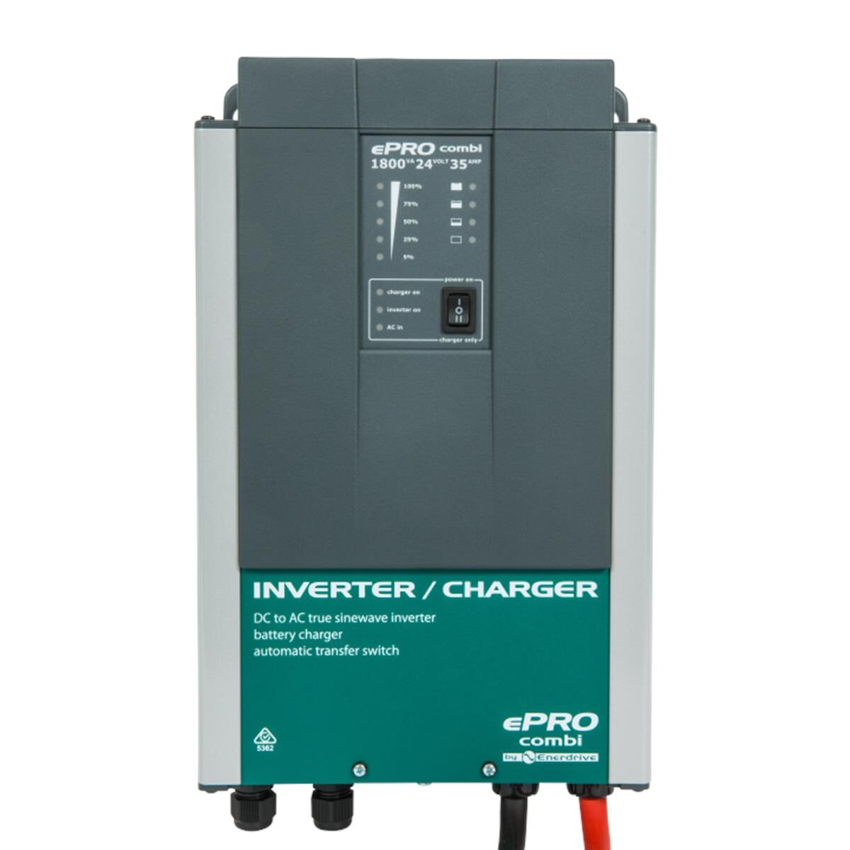 Enerdrive 1400W/35A (1800VA) 24V EPro Combi Inverter Charger - EPC-1800 ...