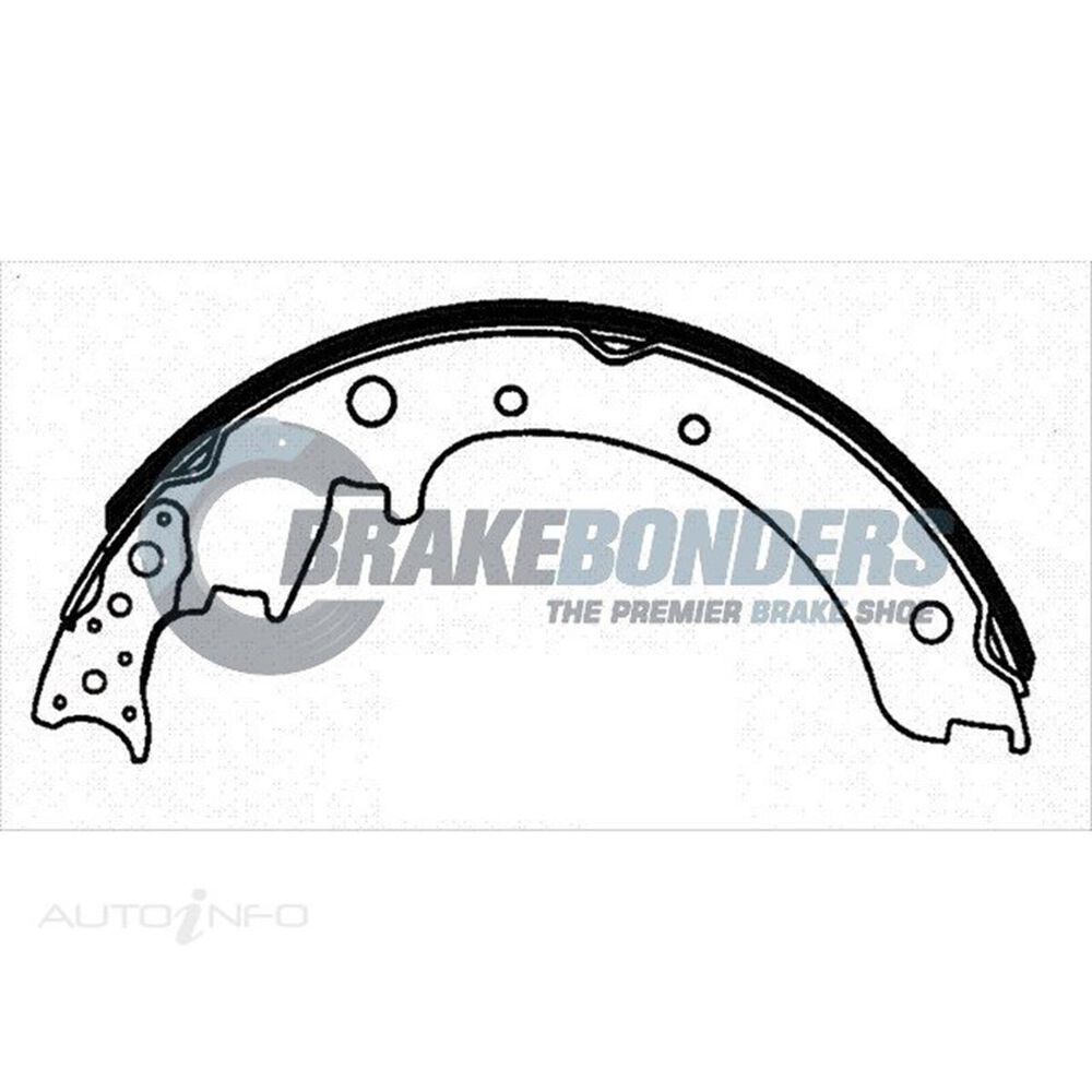 Brake Bonders Brake Shoes - N1876 | Supercheap Auto