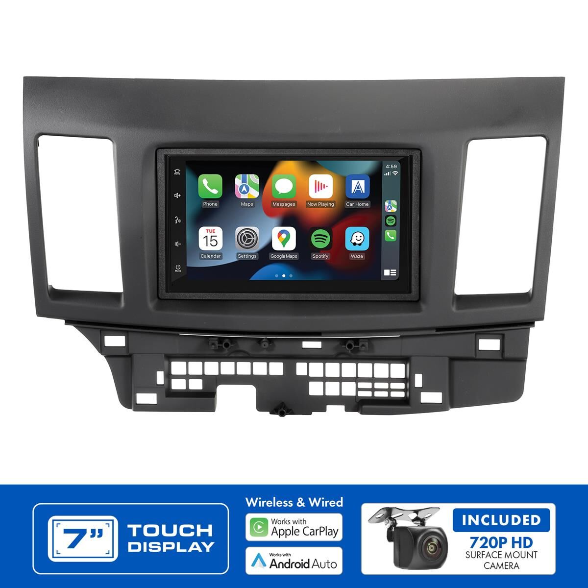 Aerpro 7" Multimedia Receiver to suit Mitsubishi Lancer (2007-2010 ...