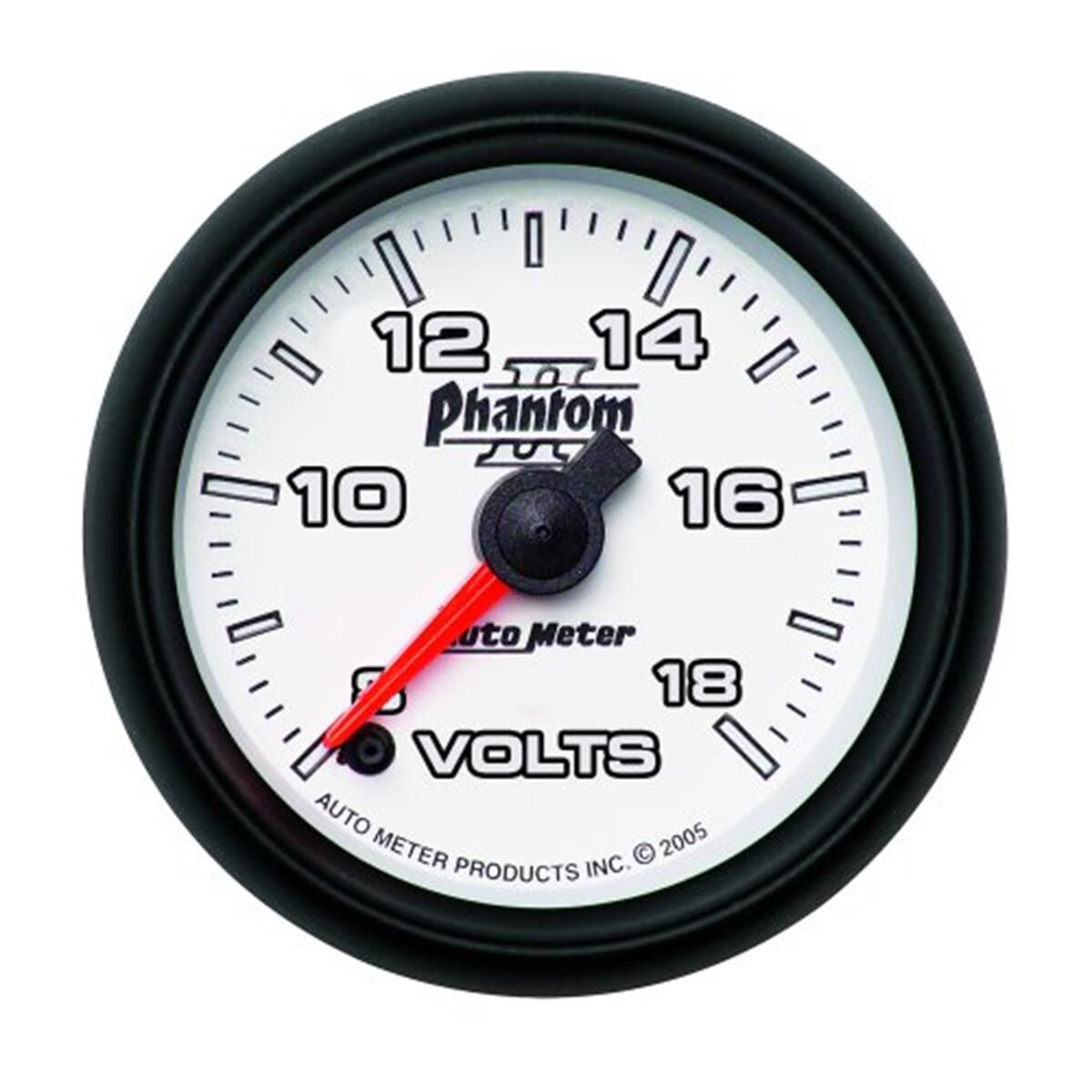 Autometer Voltmeter Electric - 2 1/16 Inch, Full Sweep, 8 - 18V, AU7591 ...