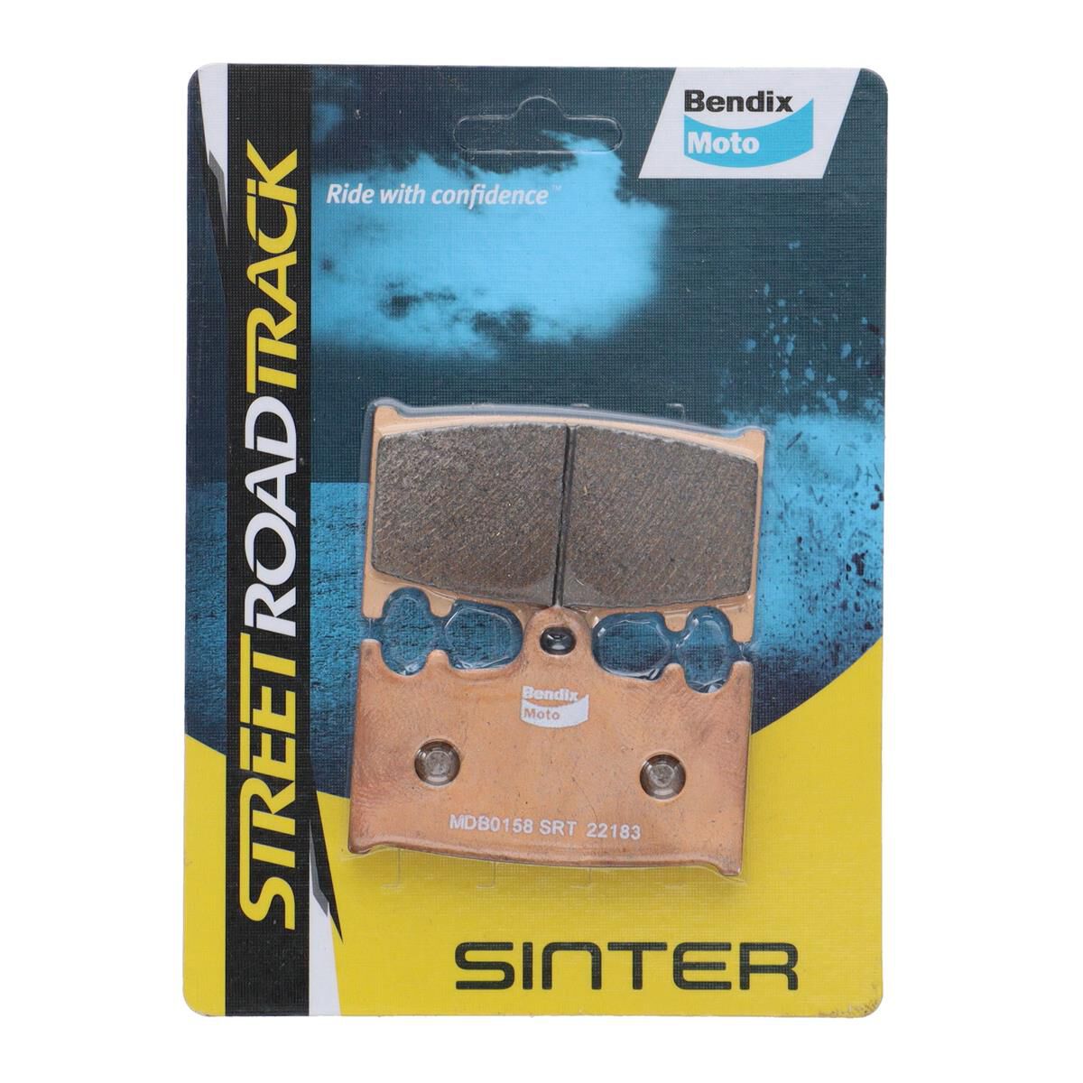 Bendix Street Road Track Motorcycle Disc Brake Pads - MDB0158-SRT ...