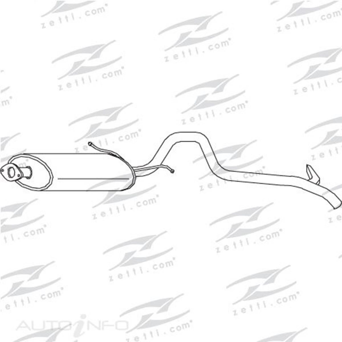 Redback Muffler - M1233 | Supercheap Auto