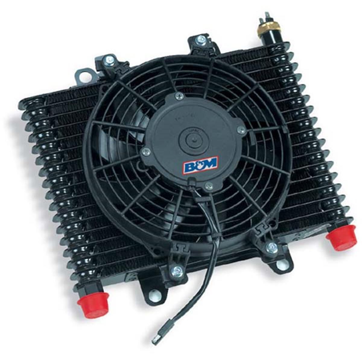 B&M Hi-Tek Trans Cooling System 13-1/2 X 9 Cooler W/Elec Fan - BM70297 ...