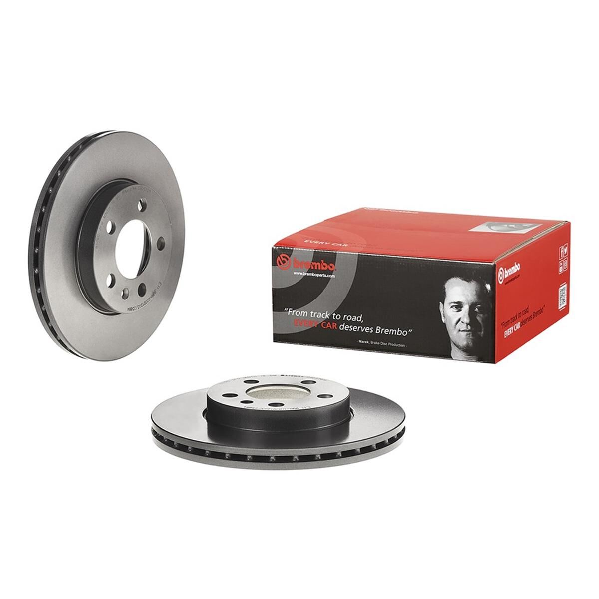 Brembo Prime Vented Brake Rotor - Single - 09.D570.11 | Supercheap Auto