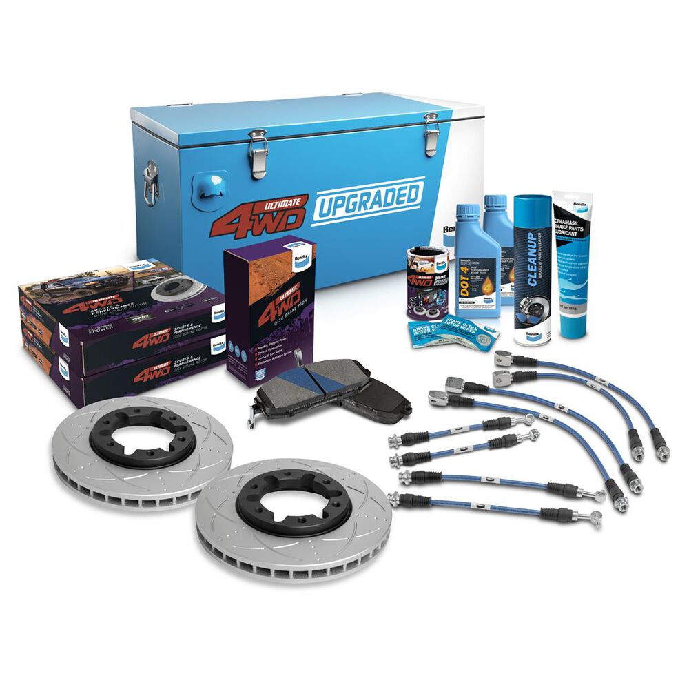Bendix Ultimate 4WD Brake Upgrade Kit - U4WD-BUK63+2 | Supercheap Auto