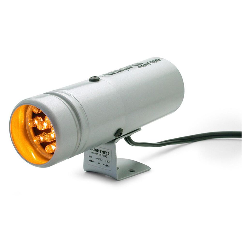 Autometer Shift Light Silver With 12 LEDs And Adjustable Brightness ...