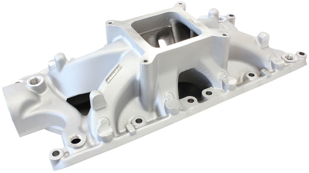 Aeroflow Sbf Hi Rise Intake Manifold Single Plane Ford 302 Natural ...